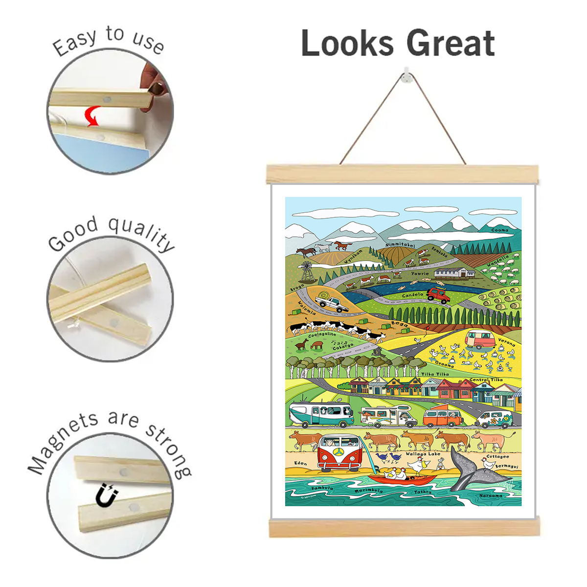 COOMA TO EDEN - Poster – Sally Wilson Art